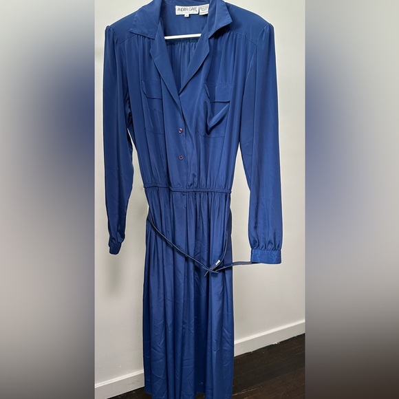 Andrea Gayle | Dresses | Elegant Blue Vintage Andrea Gayle Womens Dress ...